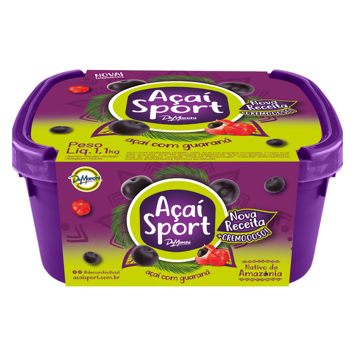 Açaí Sport Tradicional 1,100 kg - DeMarchi Marília